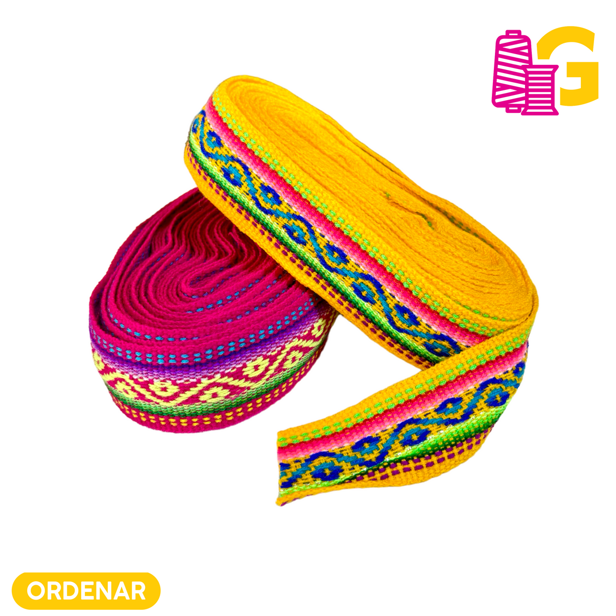 CINTA INCAICA TEJIDA 3.8 CM X METRO – gamypasamaneria