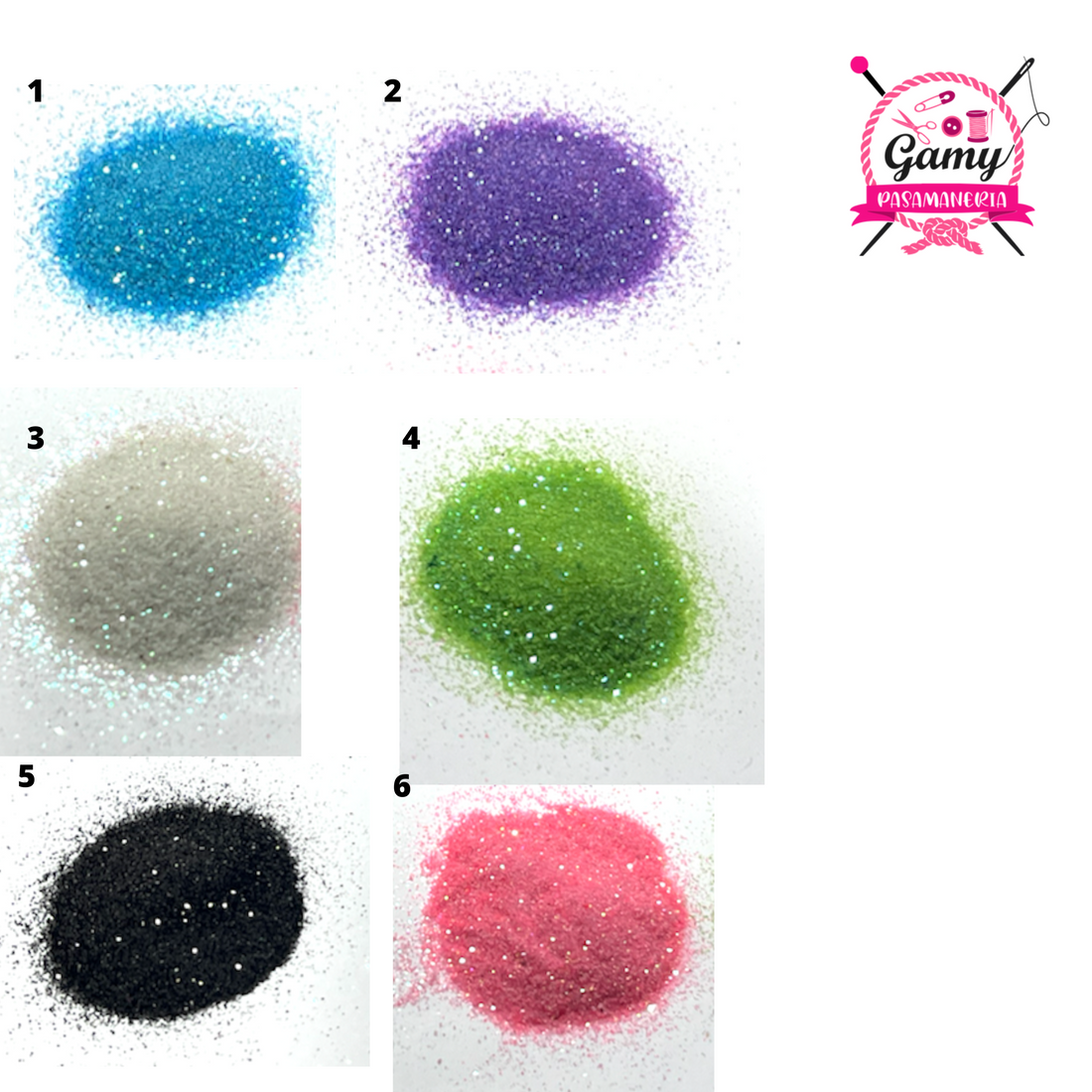 ESCARCHA COLORES PASTELES POR BOLSA 1 KILO – gamypasamaneria